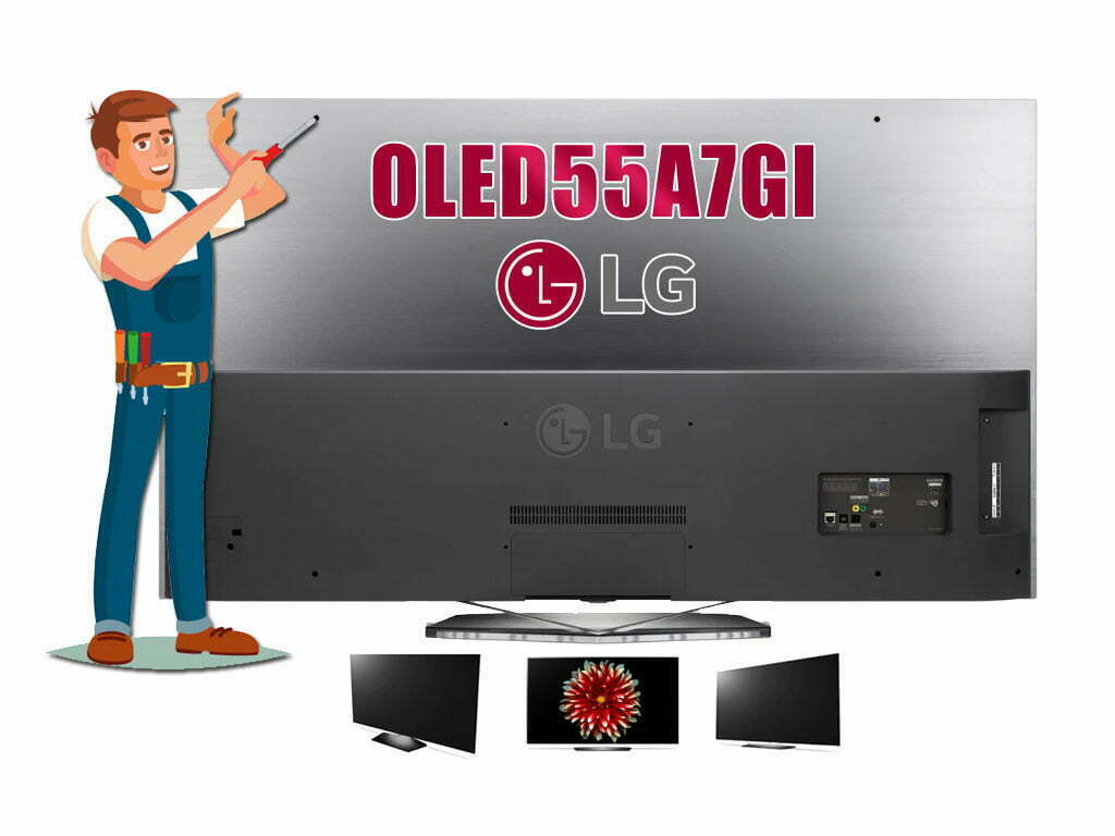 تعمیر تلویزیون 55 اینچ OLED الجی مدل OLED55A7GI - نمایندگی تعمیرات تلویزیون مشهد 09366661792